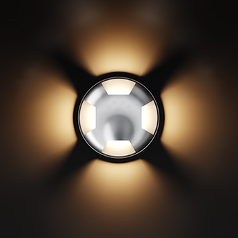 1W led side emitting inground light sidewalk lighting drive over ...