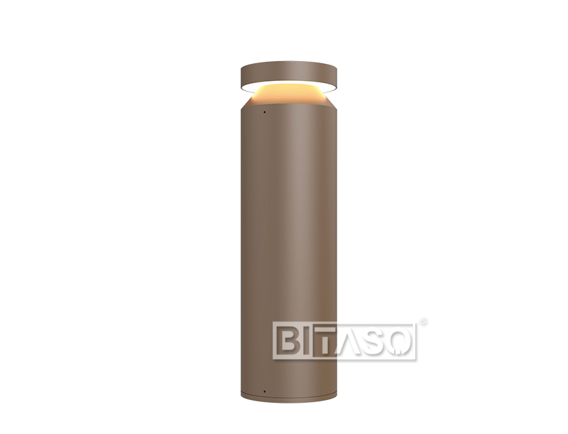 13W Cost-effective Classic IP65 Exterior Brown Color Bollards 5 Years ...