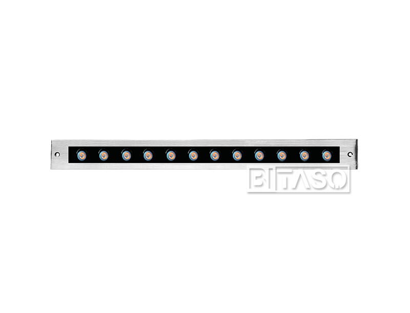 Drive-over linear profiles outdoor inground light recessed with rebated ...