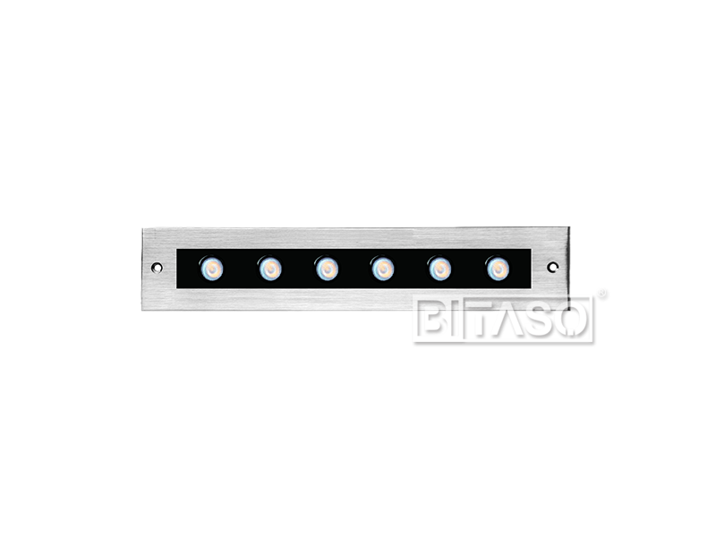 Drive-over linear profiles outdoor inground light recessed with rebated ...