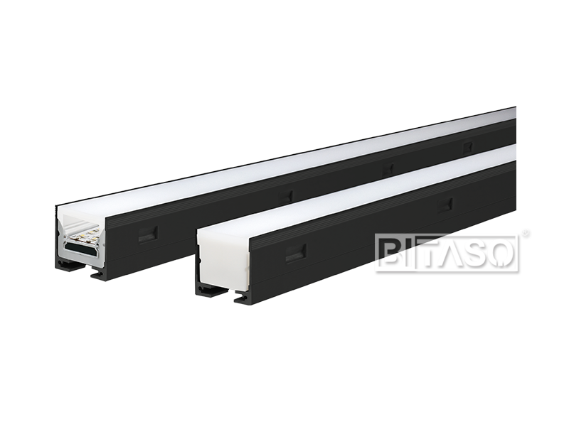 Connectable slim led linear light aluminum profile light customized 1000mm to 3000mm 110degree ...