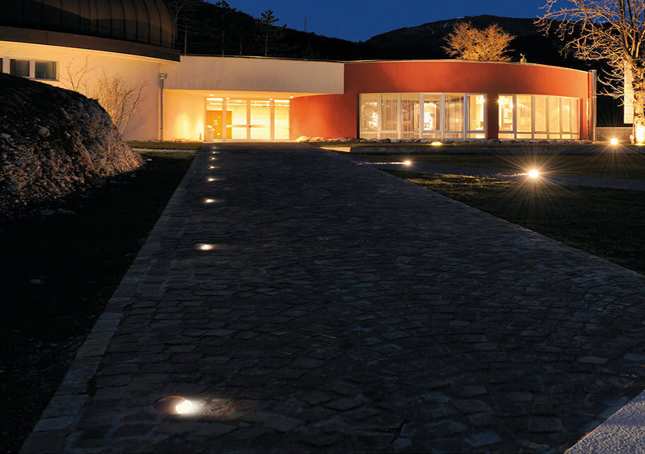 1W led side emitting inground light sidewalk lighting drive over ...